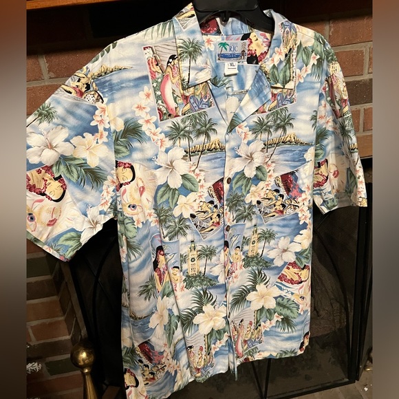 RJC | Shirts | Xl Vintage Rjc Hawaiian Island Usa Made Shirt Island Girl | Poshmark
